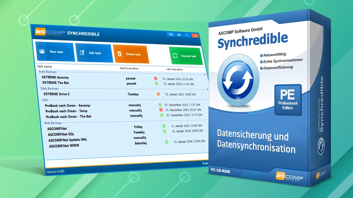 Dateien kostenlos synchronisieren und sichern: ASCOMP veröffentlicht ...